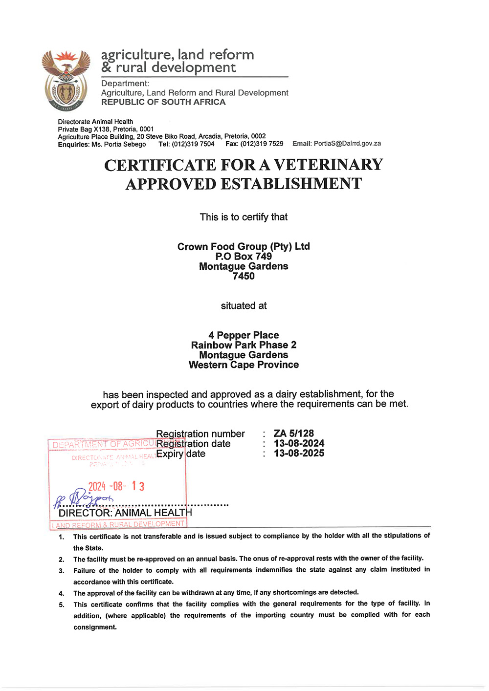 Crown Certifications - Crown National | Superior Products and Equipment ...