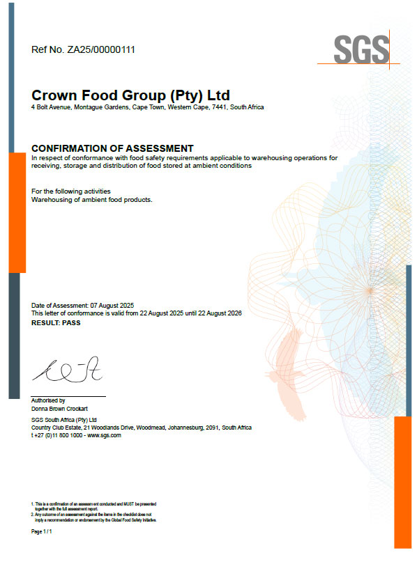 Crown Certifications - Crown National | Superior Products and Equipment ...